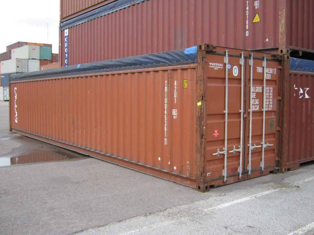 Contenedor marítimo 40 pies Open Top segunda mano - Ibercontainer